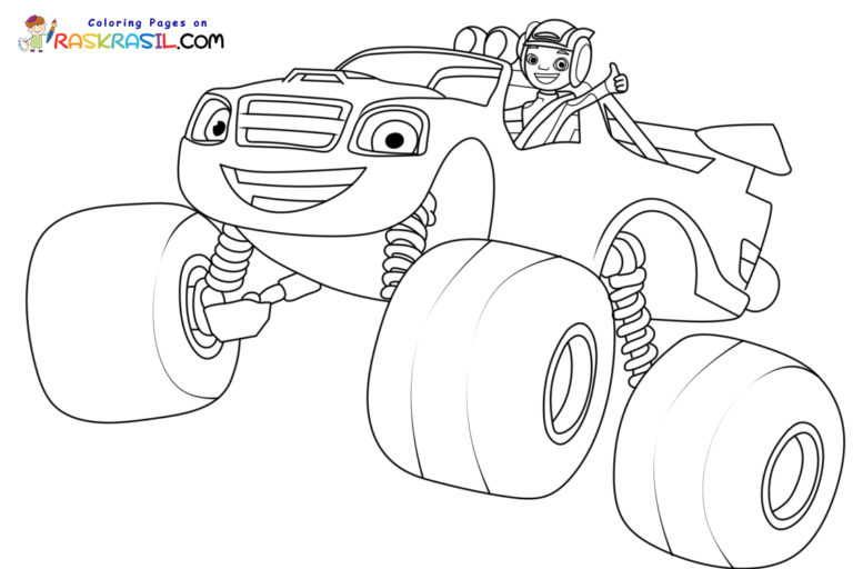Desenhos do Blaze e as Monster Machines para Colorir