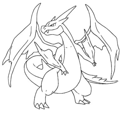 Desenhos do Charizard para Colorir