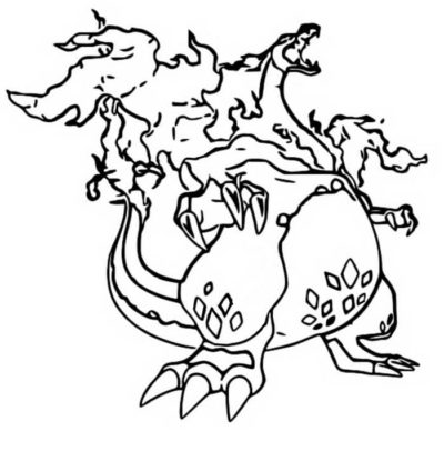 Charizard Coloring Pages