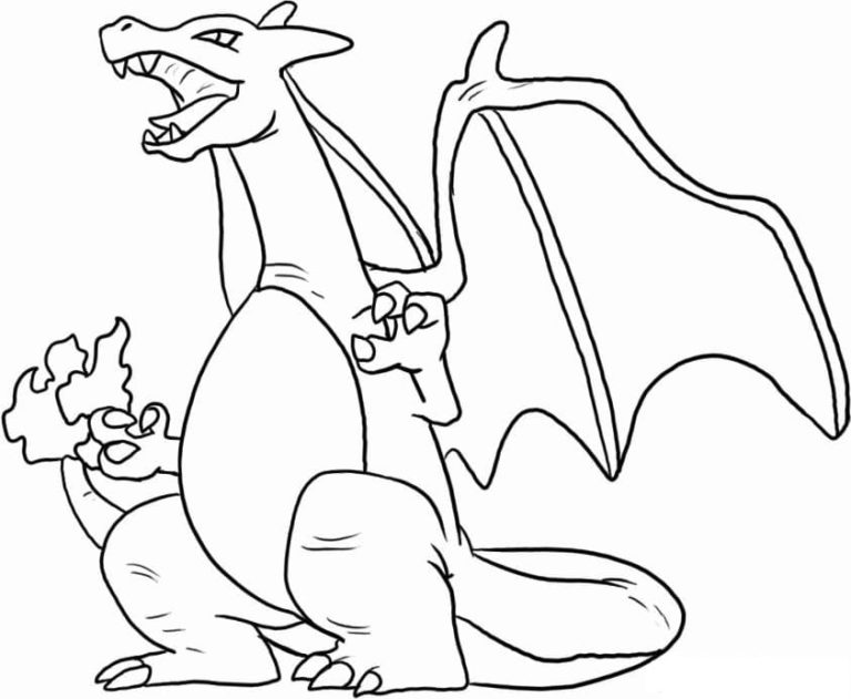 Desenhos do Charizard para Colorir