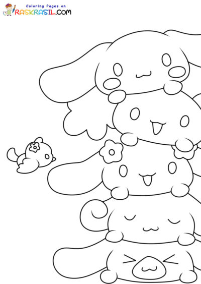 Coloriage Cinnamoroll à imprimer