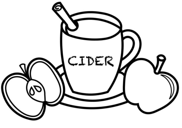 Disegni di Mela da Colorare