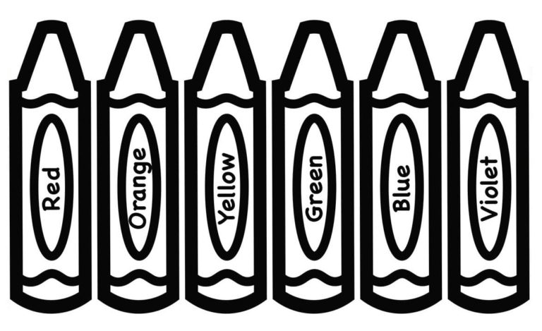 Dibujos de Crayones para Colorear