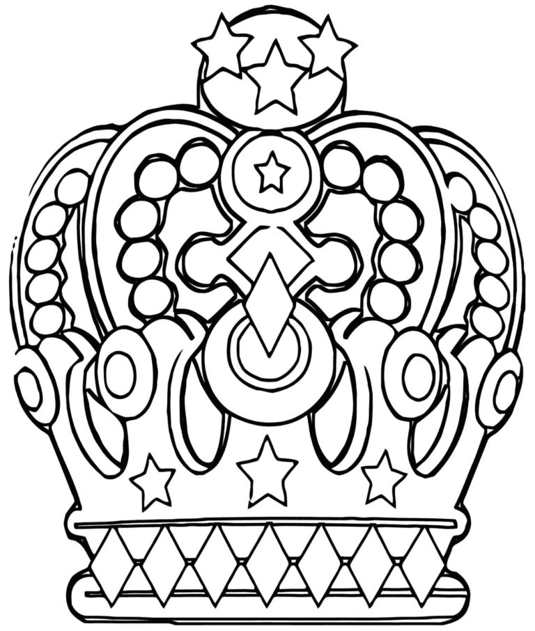 Dibujos de Corona para Colorear