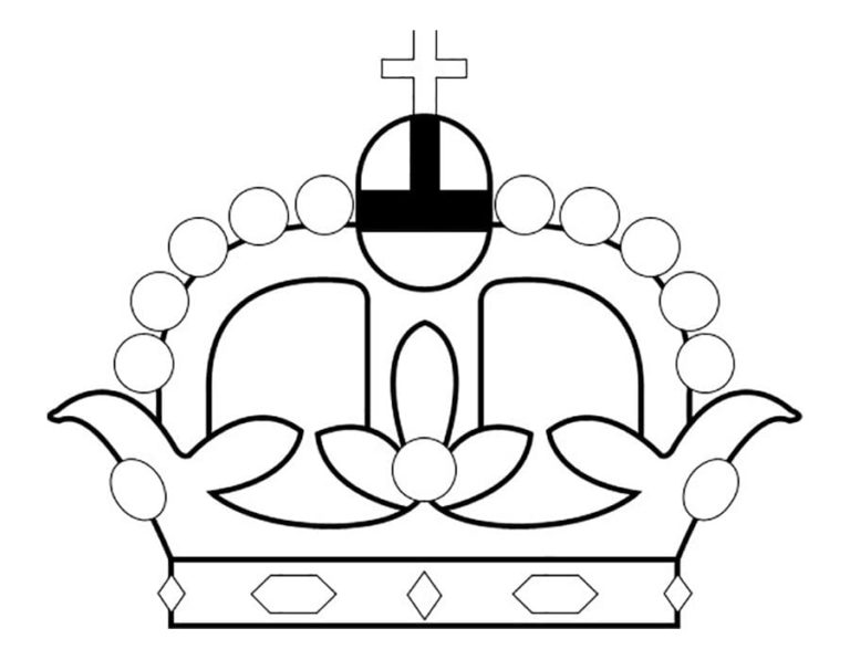 Dibujos de Corona para Colorear