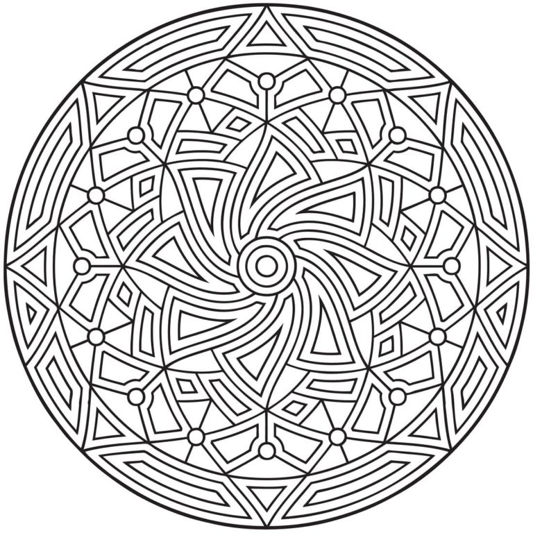 Geometric Coloring Pages