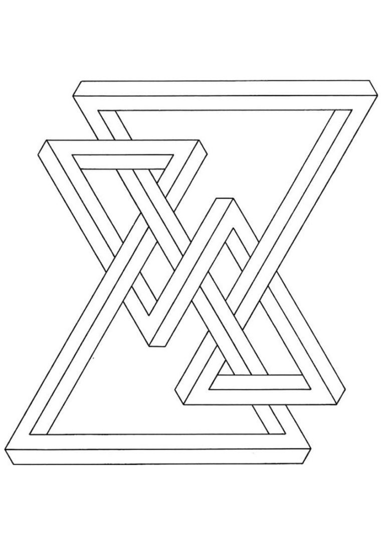 Desenhos Geométricos para Colorir