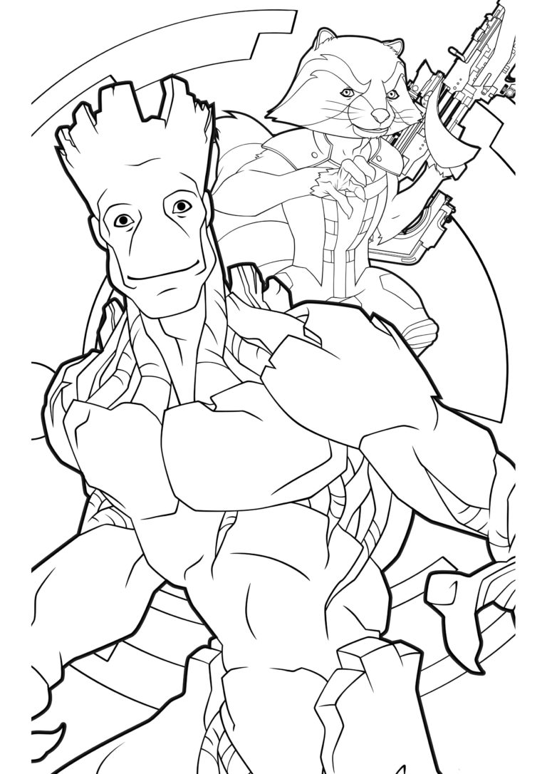 Coloriage Groot à imprimer