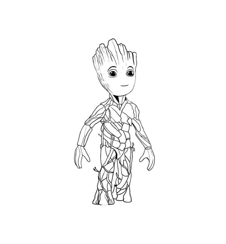 Coloriage Groot à imprimer