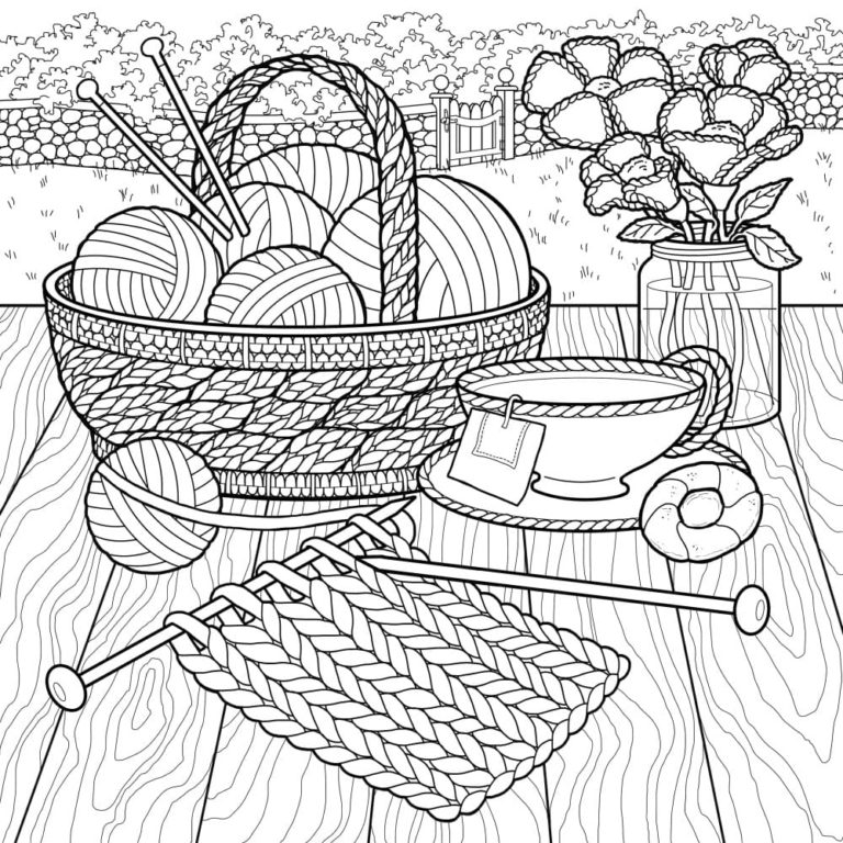 Coloriage Nature Morte à imprimer