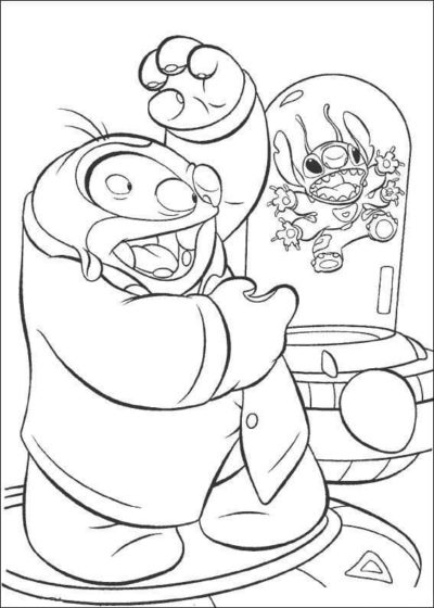 Stitch Coloring Pages