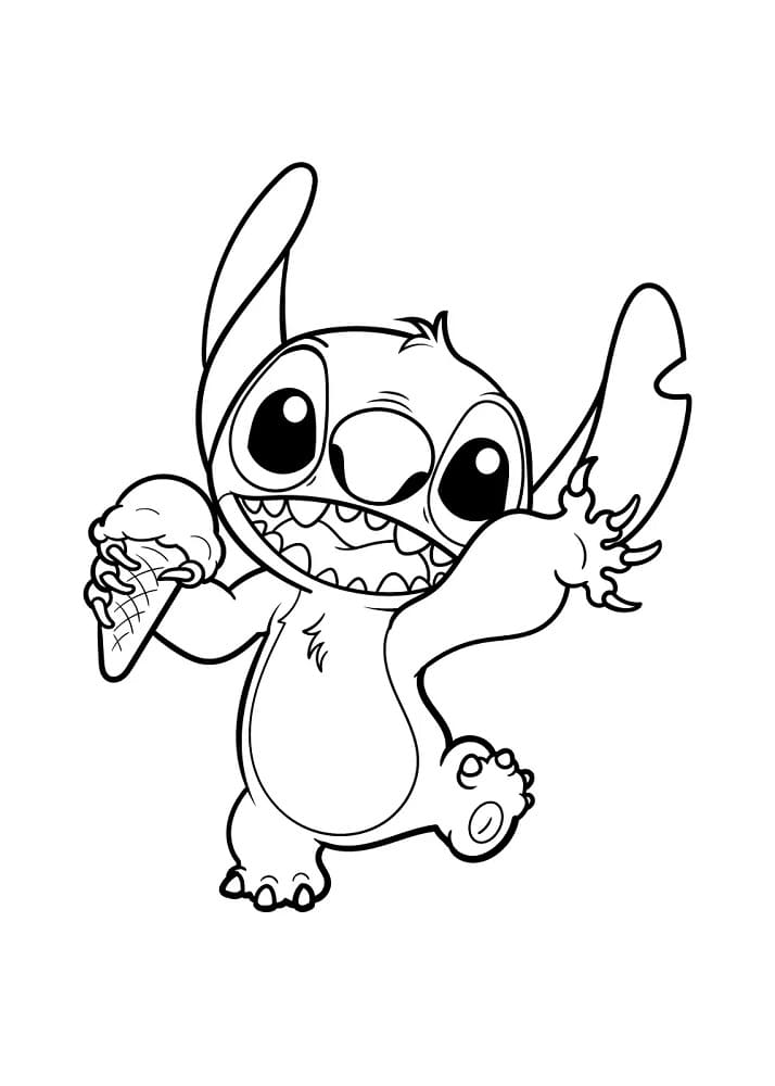 Disegni di Stitch da Colorare