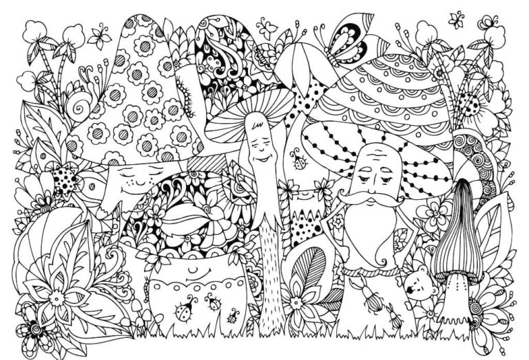 Coloriage Forêt à imprimer