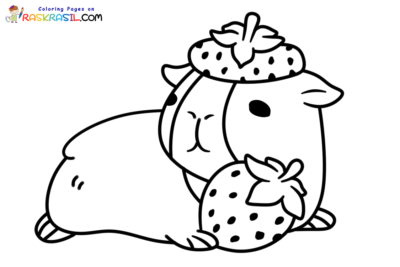 Guinea Pig Coloring Pages