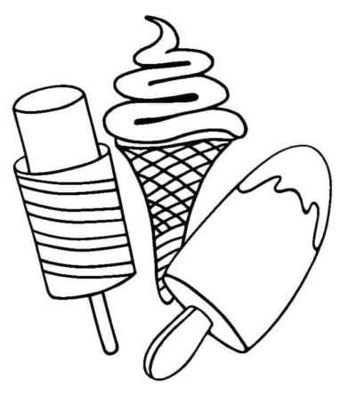 Disegni di Ghiacciolo da Colorare