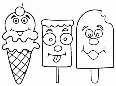 Disegni di Ghiacciolo da Colorare
