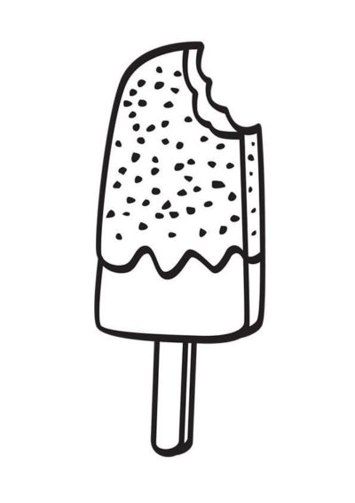 Disegni di Ghiacciolo da Colorare
