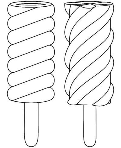 Disegni di Ghiacciolo da Colorare