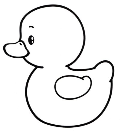 Rubber Duck Coloring Pages