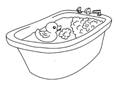 Ausmalbilder Badeente | Kostenlos Malvorlagen zum Ausdrucken