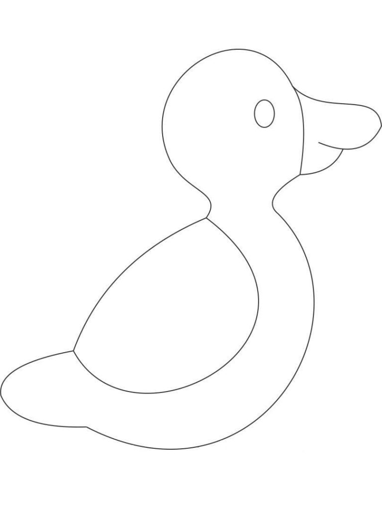 Ausmalbilder Badeente | Kostenlos Malvorlagen zum Ausdrucken