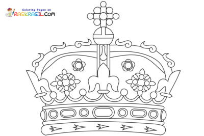 Dibujos de Corona para Colorear