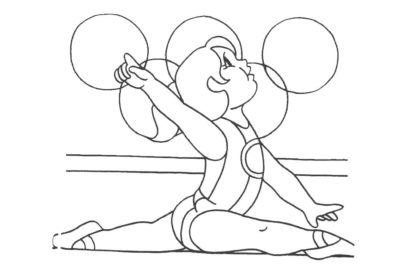 Gymnastics Coloring Pages