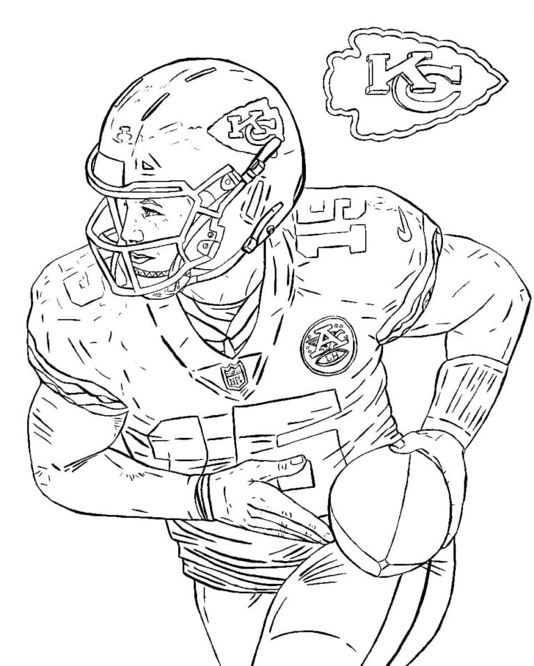 Kansas City Chiefs Coloring Pages