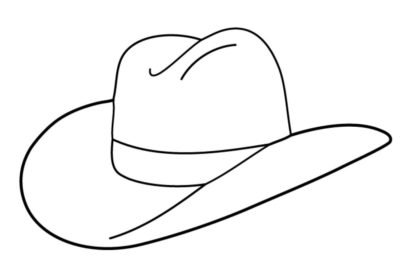 Coloriage Chapeau à imprimer