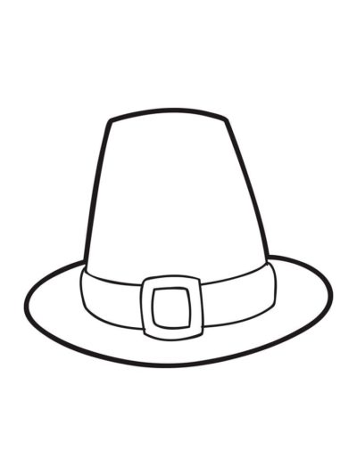 Coloriage Chapeau à imprimer