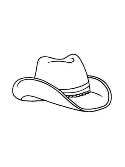 Coloriage Chapeau à imprimer
