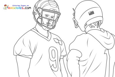 Joe Burrow Coloring Pages