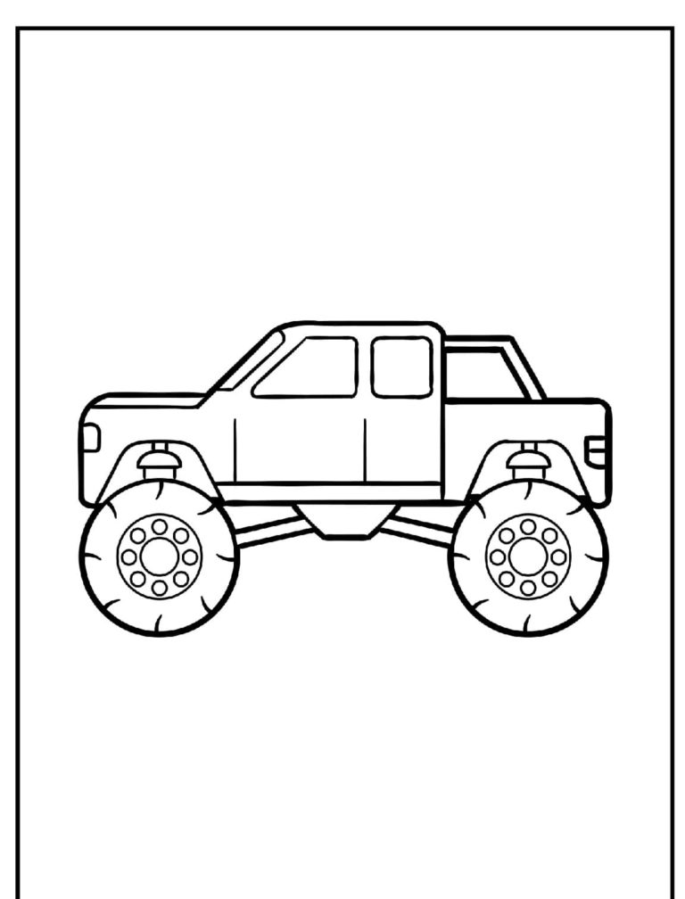 Monster Truck Coloring Pages