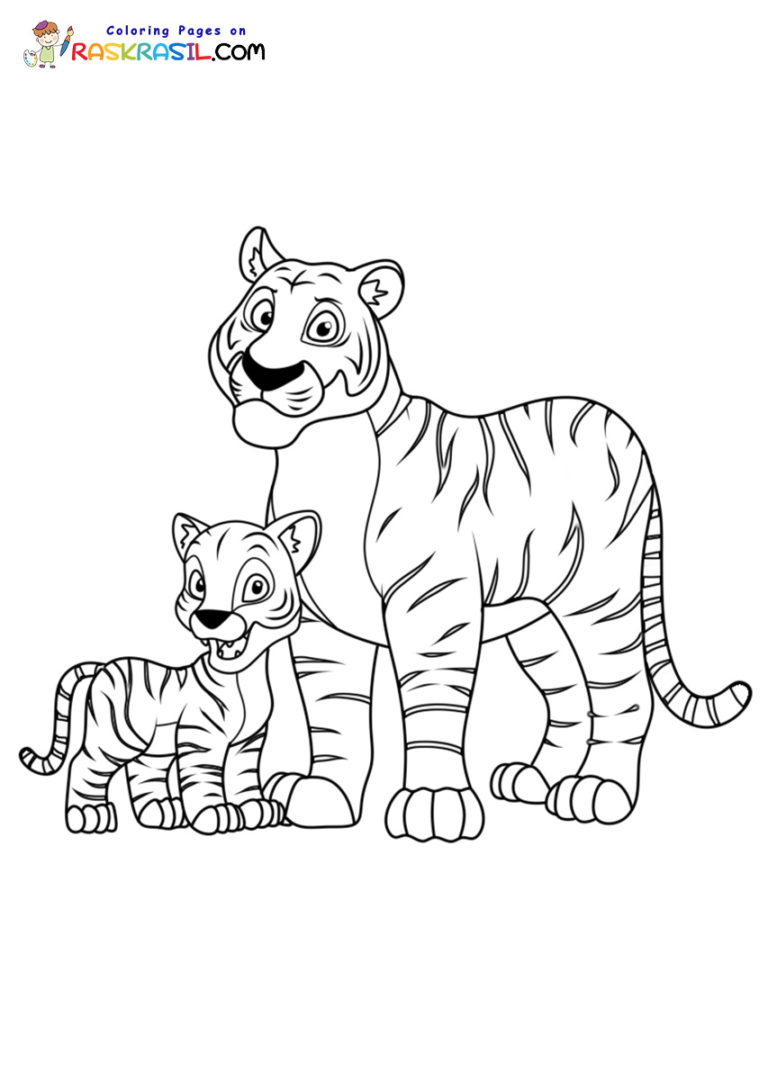 Disegni di Tigre da Colorare