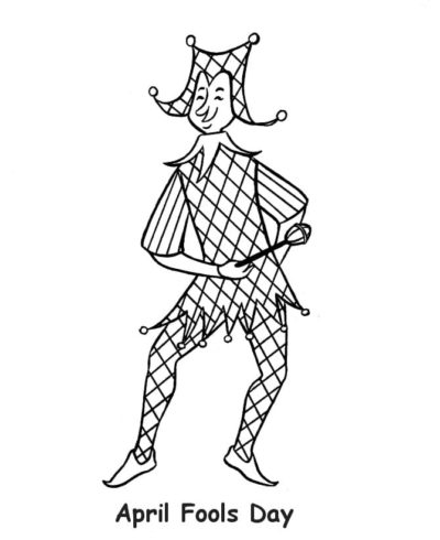 April Fools Day Coloring Pages