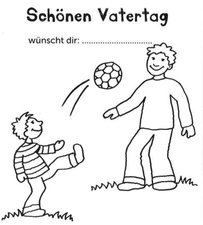 Ausmalbilder Vatertag | Kostenlos Malvorlagen zum Ausdrucken