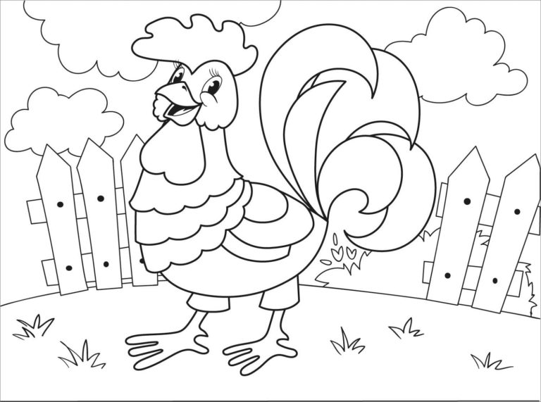 Ausmalbilder Hühner | Kostenlos Malvorlagen zum Ausdrucken