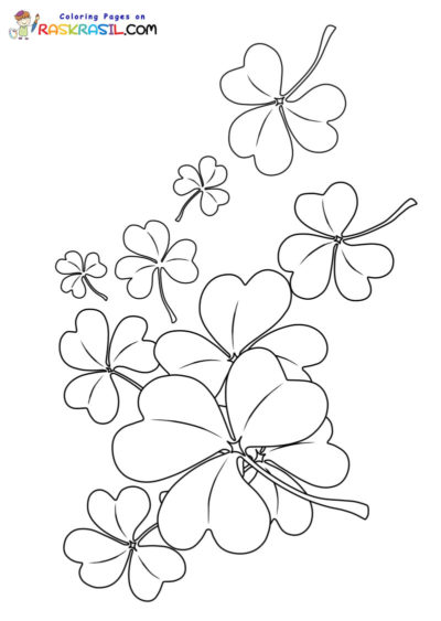 Dibujos de Trébol para Colorear