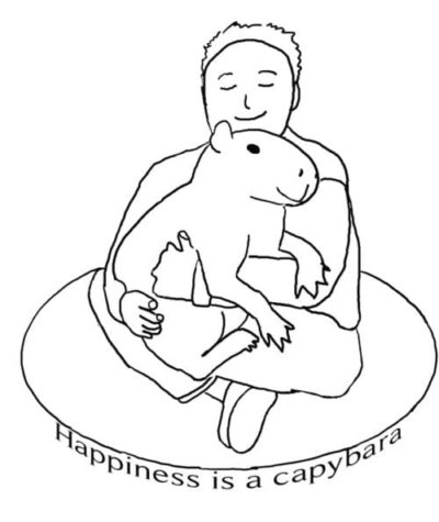 Capybara Coloring Pages | Free Printables