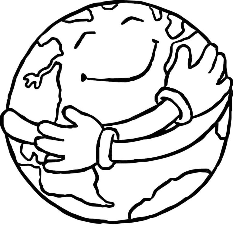 Dibujos de Día de la Tierra para Colorear
