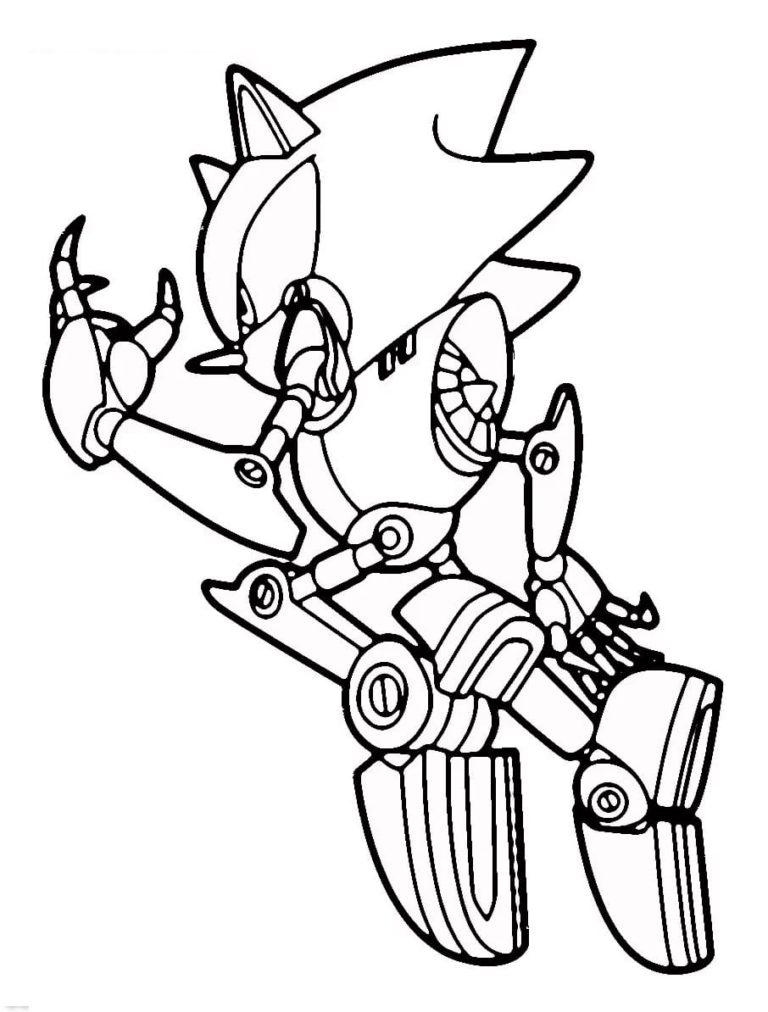 Dibujos de Metal Sonic para Colorear