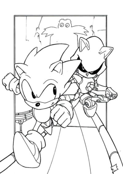 Dibujos de Metal Sonic para Colorear