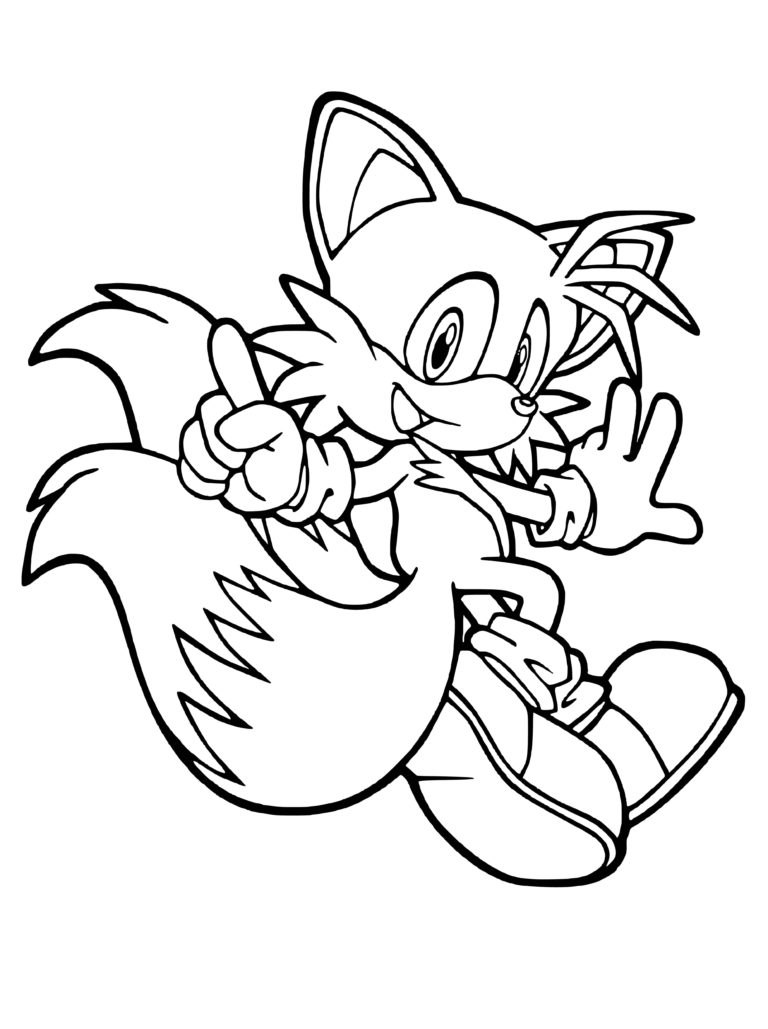 Disegni di Miles Tails da Colorare