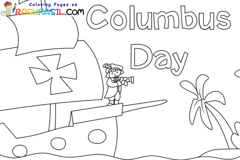 Columbus Day Coloring Pages