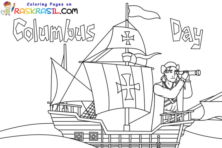 Columbus Day Coloring Pages