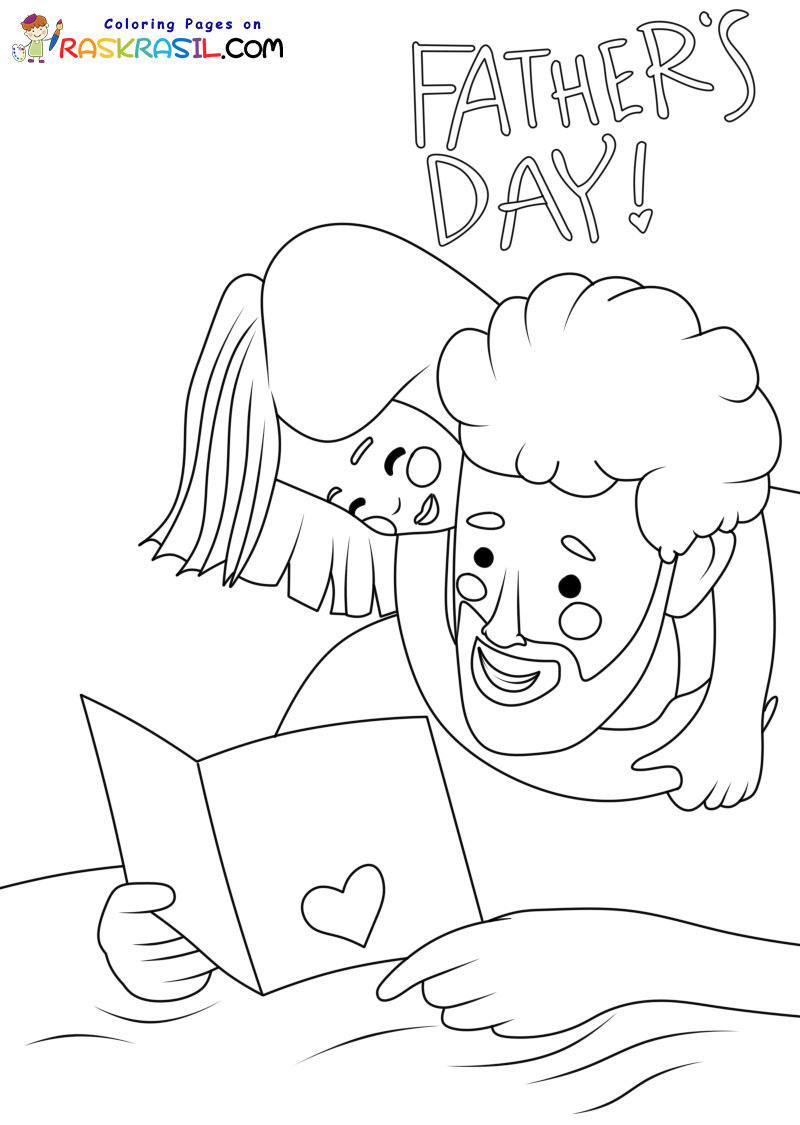 Father's Day Coloring Pages