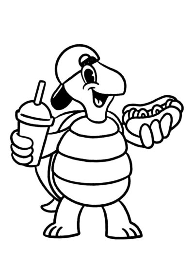 Dibujos de Hot dog para Colorear