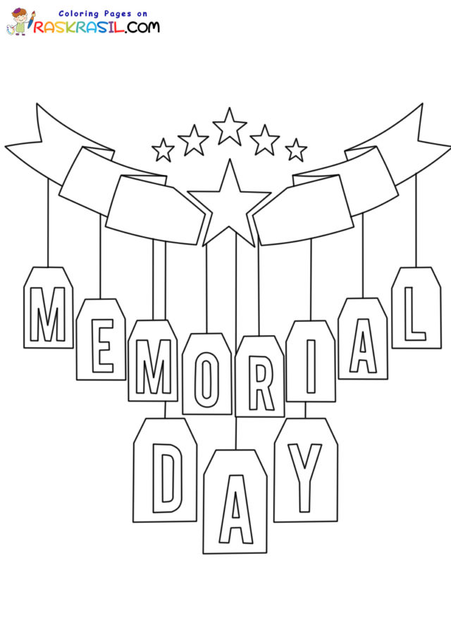 Memorial Day Coloring Pages Printable