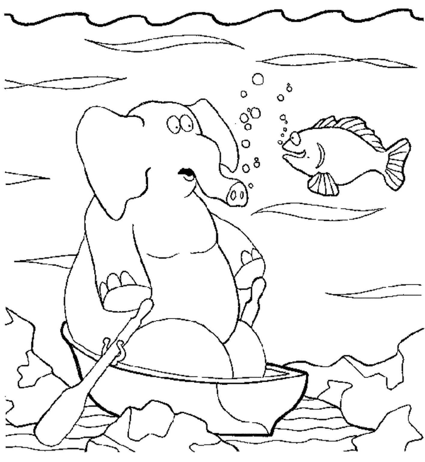 Mo Willems Elephant And Piggie Coloring Pages Sketch Coloring Page