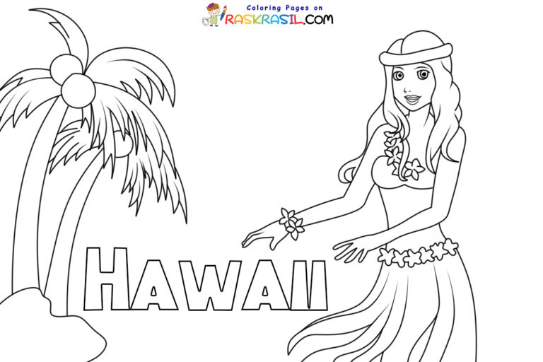 Hawaii Coloring Pages Hawaii Coloring Pages